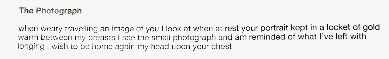 Locket | poetography.ink