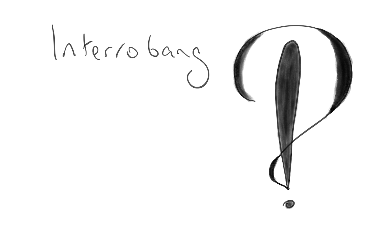 The interrobang | poetography.ink